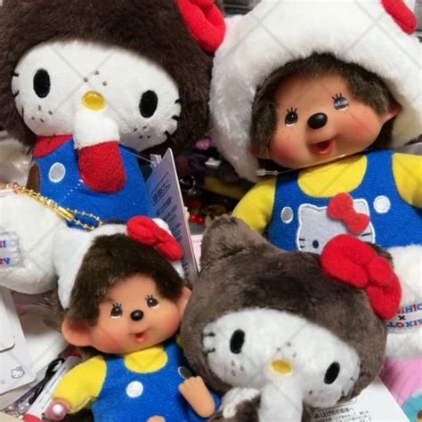 คอลเลคชั่น Monchhichi X Sanrio Hello Kitty ฉลองครบรอบ 50 ปี Shopee Thailand