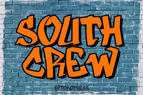 South Crew Font Design Shack