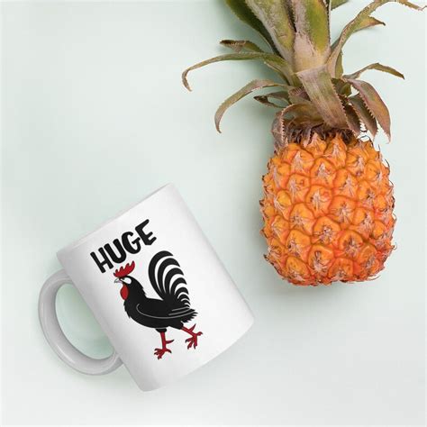 Huge Penis Funny Mug Big Rooster Sex Jokes Huge Cock Etsy
