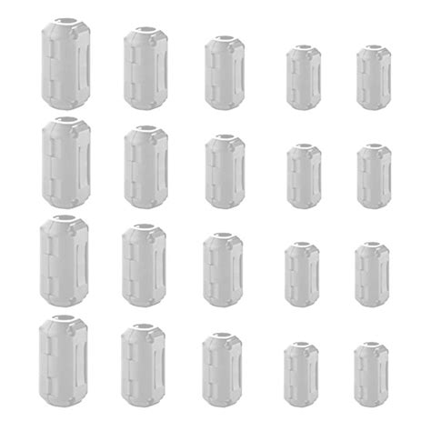 20pc Ferrite Cores Ferrite Core Clip On Black Ring Core Cable Clip With