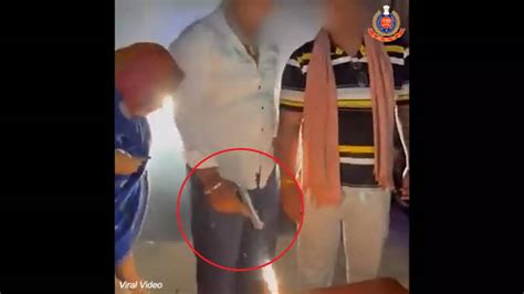 Delhi Man Cuts Birthday Cake With Illegal Pistol Cops Post Hilarious