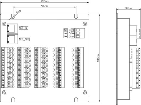 80点网络总线io控制卡 Nio4832 深圳摩升泰科技有限公司 Nmc1x00系列轴运动控制卡 输入输出级联模块 模拟量采集卡 激光行业运动控制卡