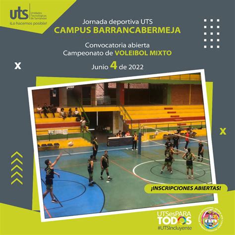 4 de junio Jornada deportiva Voleibol Mixto Unidades Tecnológicas