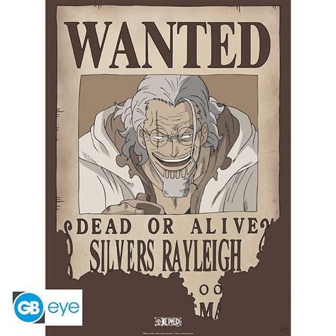 ONE PIECE Poster Wanted Rayleigh 52x38cm