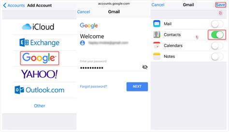 2 méthodes de synchroniser les contacts Google avec iCloud iMobie