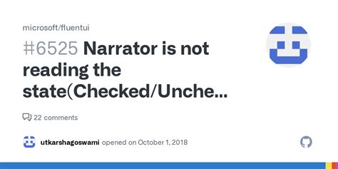 Narrator Is Not Reading The Statecheckedunchecked Of The Detailslist