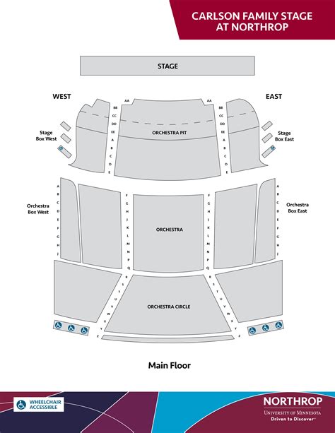 Northrop Auditorium Seating Chart At Anita Sosebee Blog