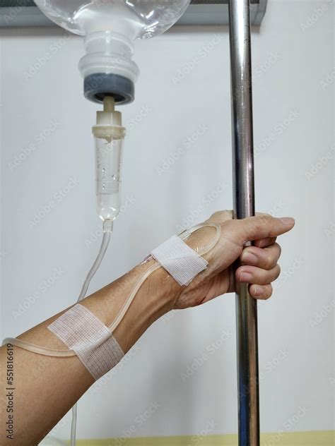 Sodium Chloride Solution For Intravenous Due To Dehydration Of Patients Have Low Electrolyte