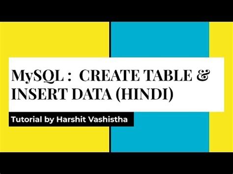 Learn SQL CREATE TABLE INSERT VALUES Mind Luster