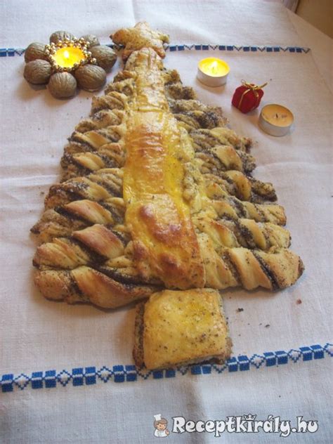 Népi bejgli karácsonyfa kalács Receptkirály hu