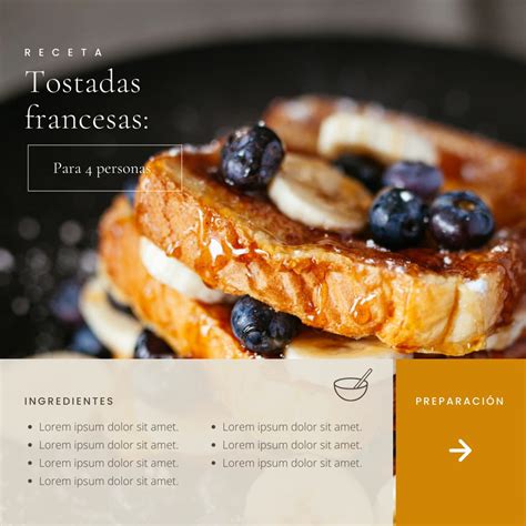 Plantillas De Recetas Gratis Y Personalizables Canva