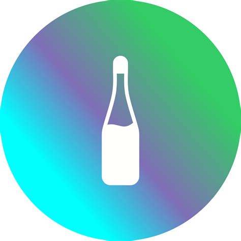 Champagne Bottle Vector Icon 19026873 Vector Art At Vecteezy