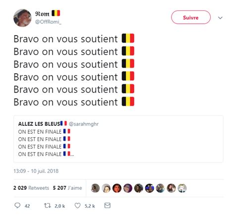 Les meilleurs Tweets sur FRANCE BELGIQUE un pur régal Page sur