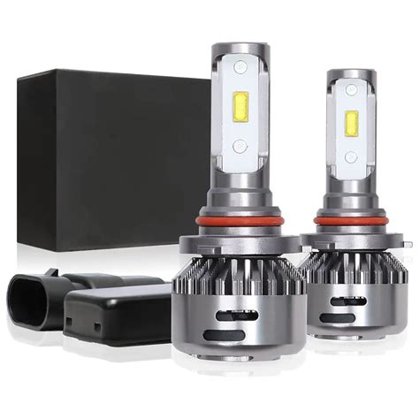 Allomn 2 Pcs Led Car Headlight Bulbs 6000k Lamp Led Headlights Car