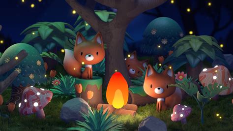 Blender小狐狸练习 栀子知子 站酷zcool