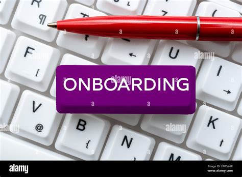 Conceptual Display Onboarding Word Written On Action Process Of Integrating A New Employee Into