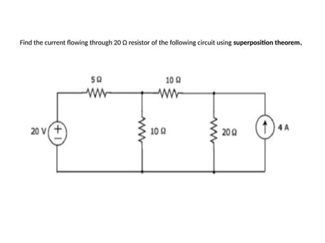 Superposition Theorem Electrical Electrical Ppt