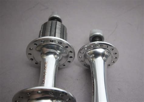Shimano Dura Ace HB FH 7700 Hub Set 32H 9 Sp Titanium