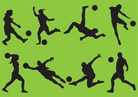 Soccer Player Kicking Ball Vector Art Icons And Graphics For Free