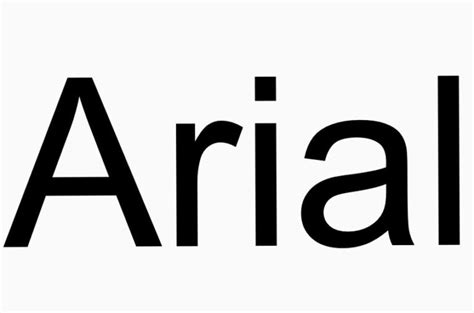 Arial Font Creative Fonts