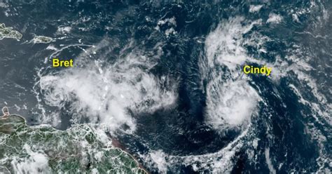 Tropical Storms Brett And Cindy—new June Record Norwall