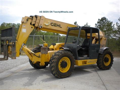 2006 Gehl Dl10h 55 Telehandler 2 909 Hrs Reach Forklift Deere Diesel