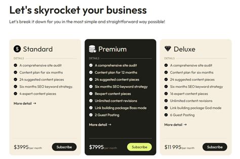 Pricing Plan Webflow