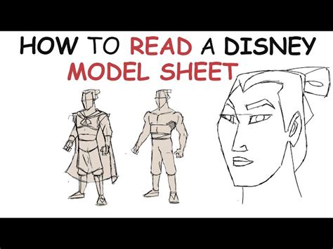 Character Model Sheet Disney