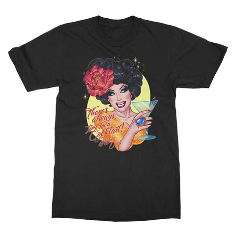 Mrs Kasha Davis Cocktail T Shirt Dragqueenmerch