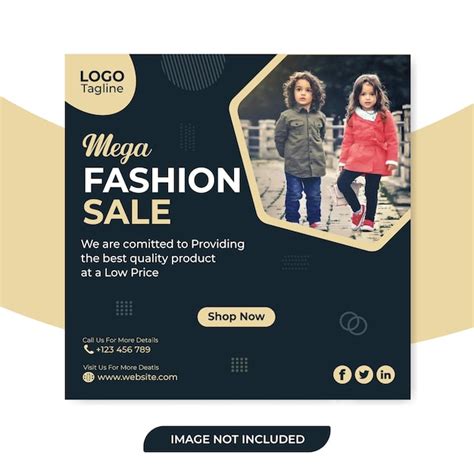 Plantilla De Publicación En Redes Sociales De Mega Venta De Moda