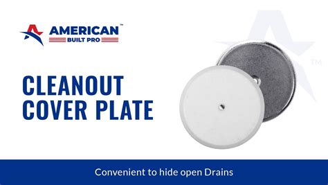 Cleanout Cover Plate Convenient To Hide Open Drains American Built Pro