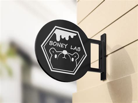 Logo设计 蜜熊实验室logo设计作品 设计人才灵活用工 设计dna