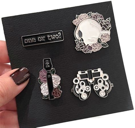 Optometry Enamel Pin Pack Etsy