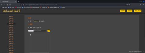 Upload Labs 1 21关通关思路教程upload闯关 Csdn博客