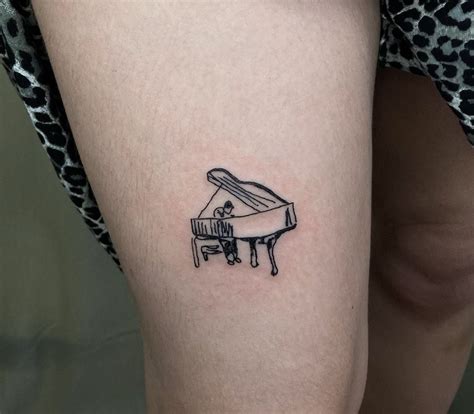 Jazz Tattoos Simple Piano Tattoo A Tattoo Original Tattoo