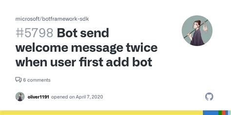 Send Welcome Message Twice When User First Add Issue 5798
