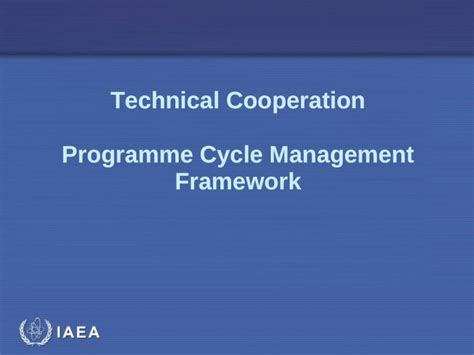 Ppt Technical Cooperation Programme Cycle Management Framework Dokumen Tips