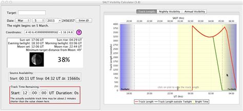 Visibility Calculator — Salt For Astronomers