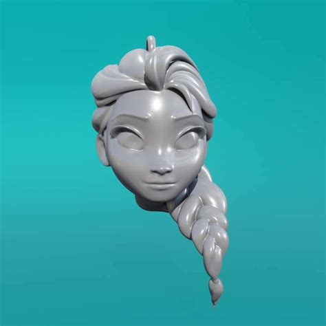 Free Stl File Elsa Keychain 🗝️ ・3d Printing Model To Download・cults