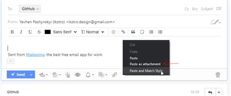 Ability To Paste An Image From The Clipboard As An Attachment Feature