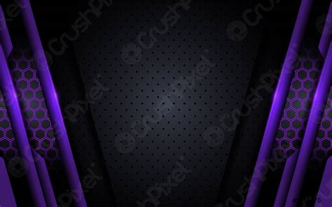 Modern Tech Purple Background With Abstract Style Stock Vector