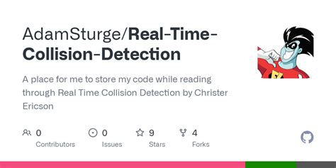 github adamsturge real time collision detection a place for me to