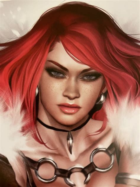 RED Sonja 5 The Invincible Josh Burns Exclusive Virgin Cover COA LTD