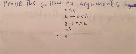 Solved Prove The Following Arguments B Begin Aligned