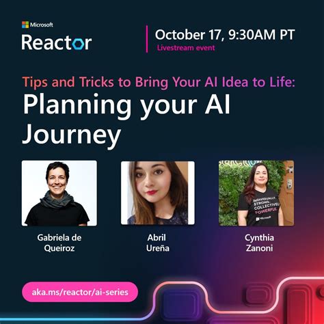 gabriela de queiroz on linkedin ai techjourney tipsandtricks microsoft startups