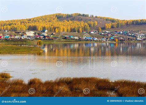 Beautiful Bashkir Village Starobayramgulovo Located Among The Ural