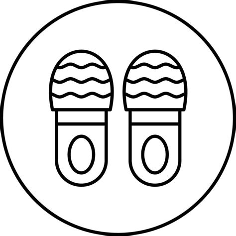 Slipper Vector Icon 32218002 Vector Art At Vecteezy