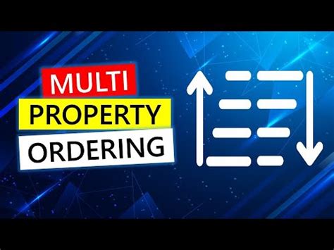 Multi Property Ordering OrderBy Using LINQ In C YouTube