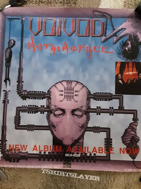 Voivod Nothingface Poster Tshirtslayer Tshirt And Battlejacket Gallery