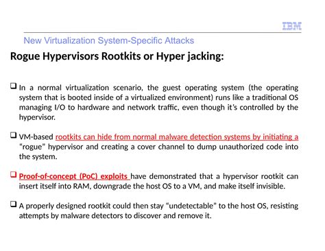 Virtualization System Specific Attacks 1pptx